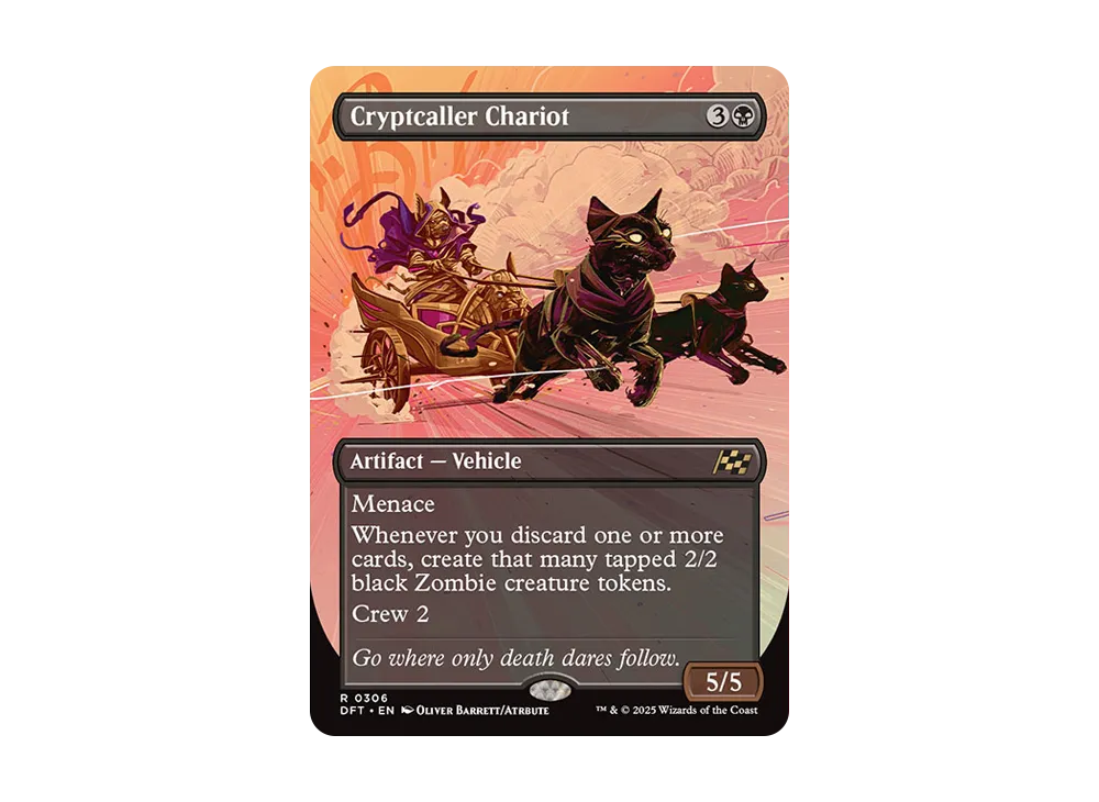 Cryptcaller Chariot R :Foil [DFT 0306] [EN](Aetherdrift) | SNKRDUNK