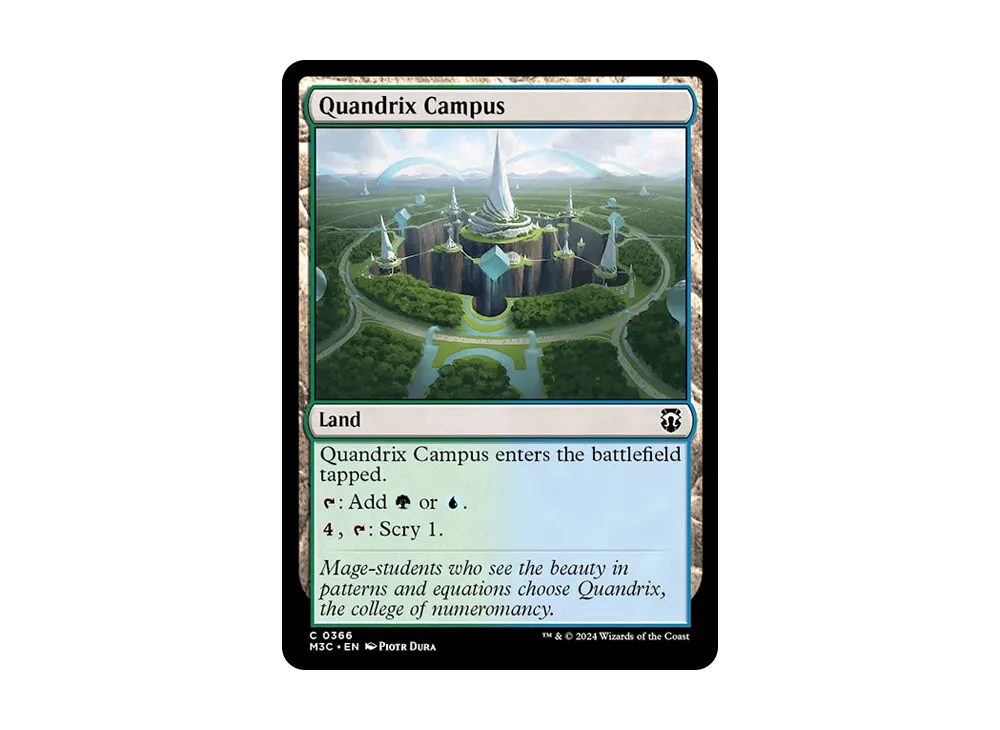 Quandrix Campus C :Foil [M3C 0366] [EN](Modern Horizons 3) | SNKRDUNK