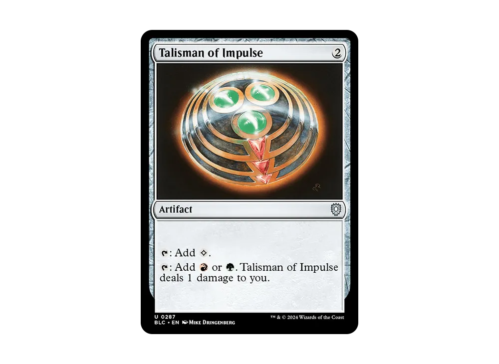 Talisman of Impulse U [BLC 0287] [EN](Bloomburrow) | SNKRDUNK