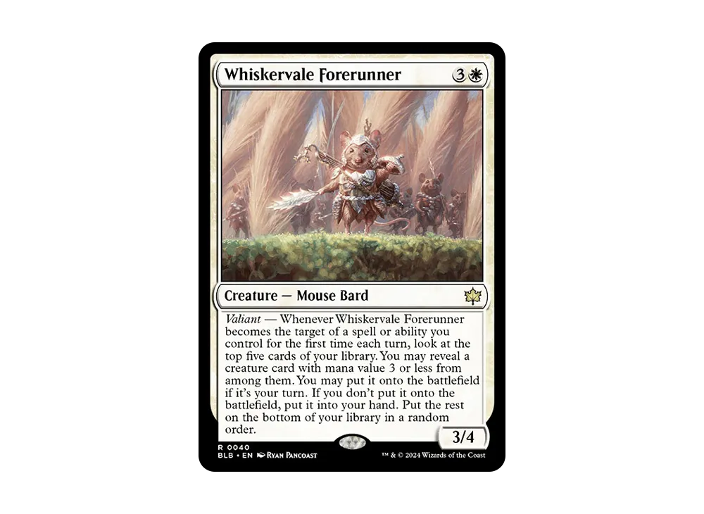 Whiskervale Forerunner R :Foil [BLB 0040] [EN](Bloomburrow) | SNKRDUNK