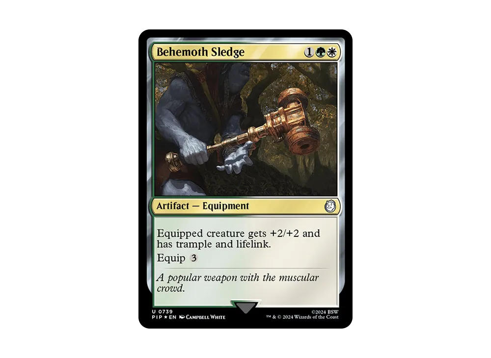 Behemoth Sledge U :Foil [PIP 0739] [EN](Fallout) | SNKRDUNK