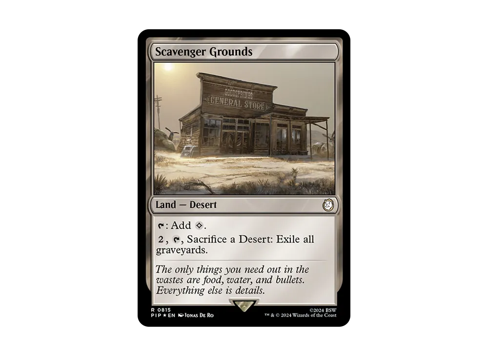 Scavenger Grounds R :Foil [PIP 0815] [EN](Fallout) | SNKRDUNK