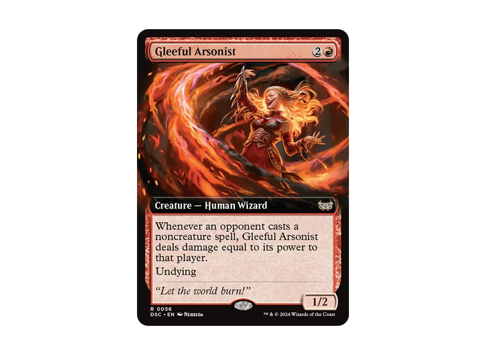 Gleeful Arsonist R [DSC 0056] [EN](Duskmourn : House of Horror) | SNKRDUNK