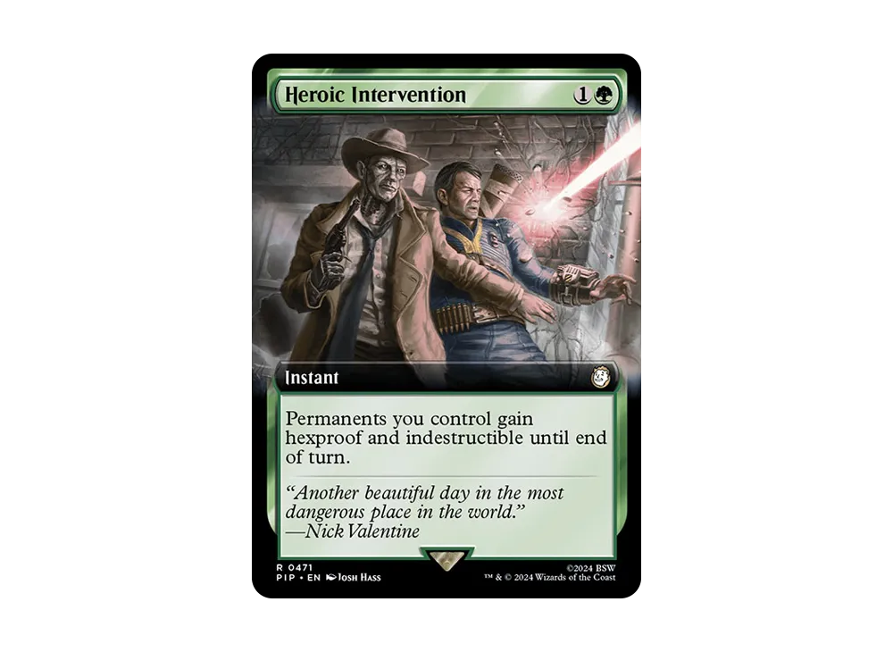 Heroic Intervention R :Foil [PIP 0471] [EN](Fallout) | SNKRDUNK