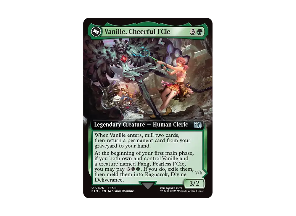 Vanille Cheerful l'Cie / Ragnarok Divine Deliverance U :Foil [FIN 0475 ...