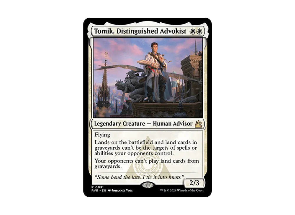 Tomik Distinguished Advokist R :Foil [RVR 0031] [EN](Ravnica Remastered ...
