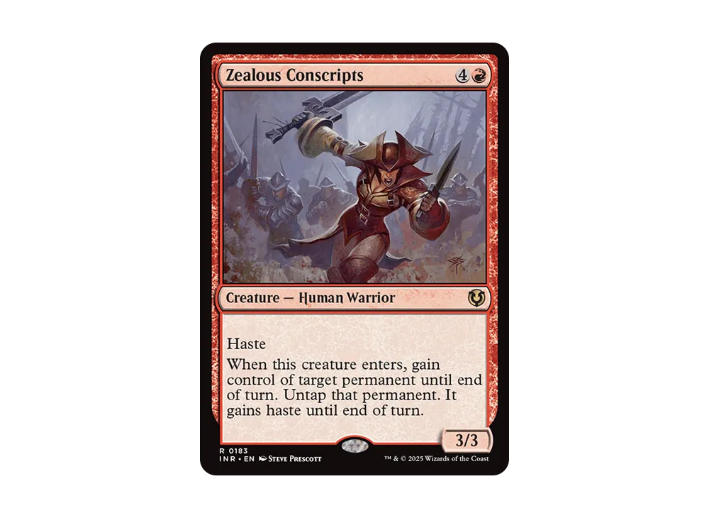 Zealous Conscripts R :Foil [INR 0183] [EN](Innistrad Remastered) | SNKRDUNK