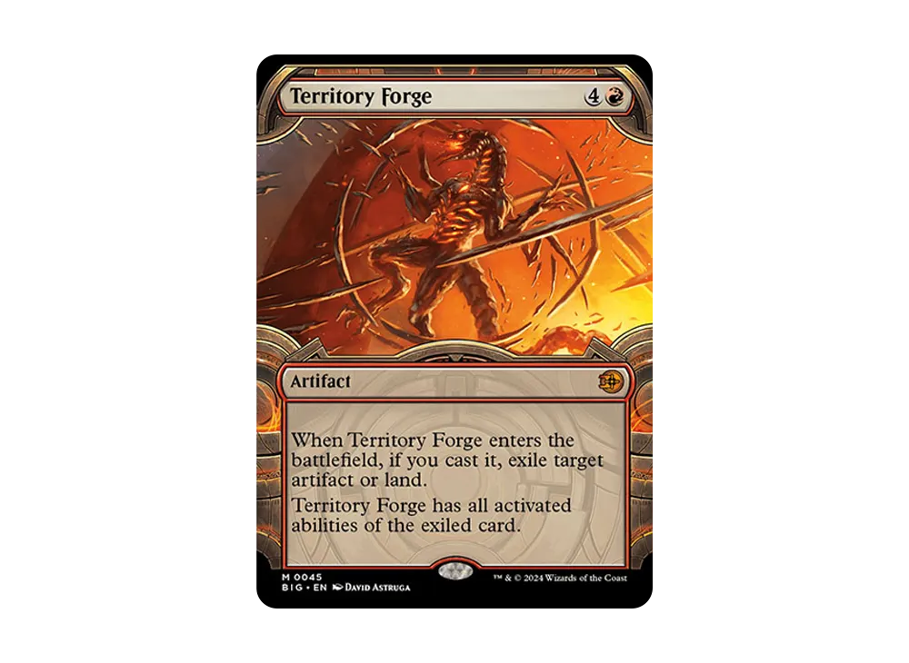 Territory Forge M :Foil [BIG 0045] [EN](Outlaws of Thunder Junction ...