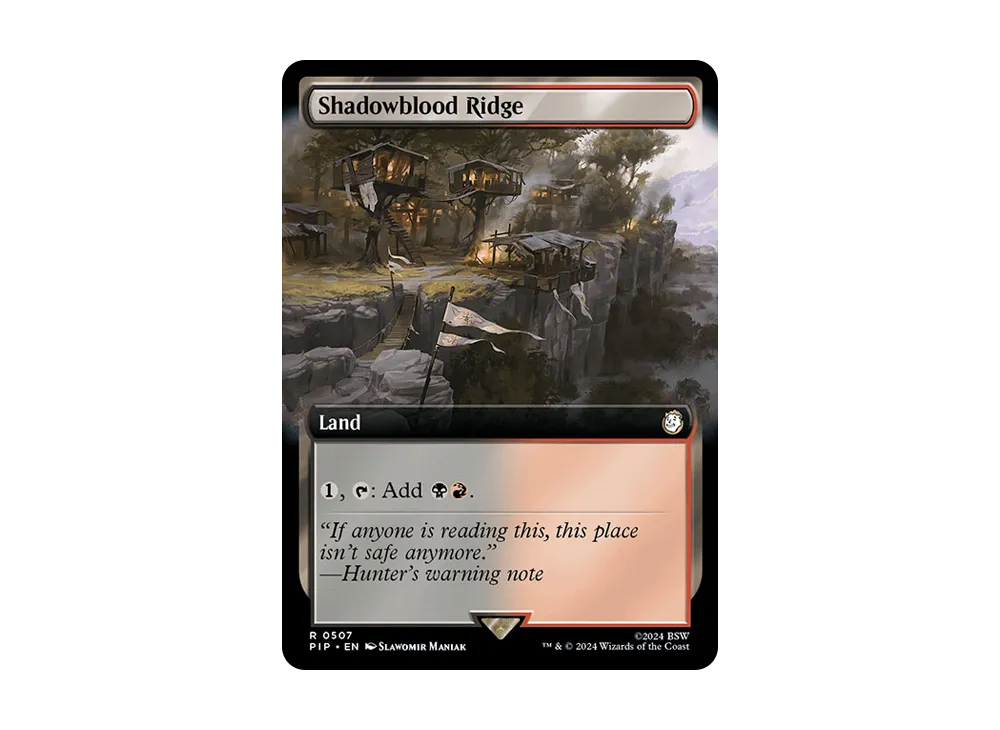 Shadowblood Ridge R :Foil [PIP 0507] [EN](Fallout) | SNKRDUNK