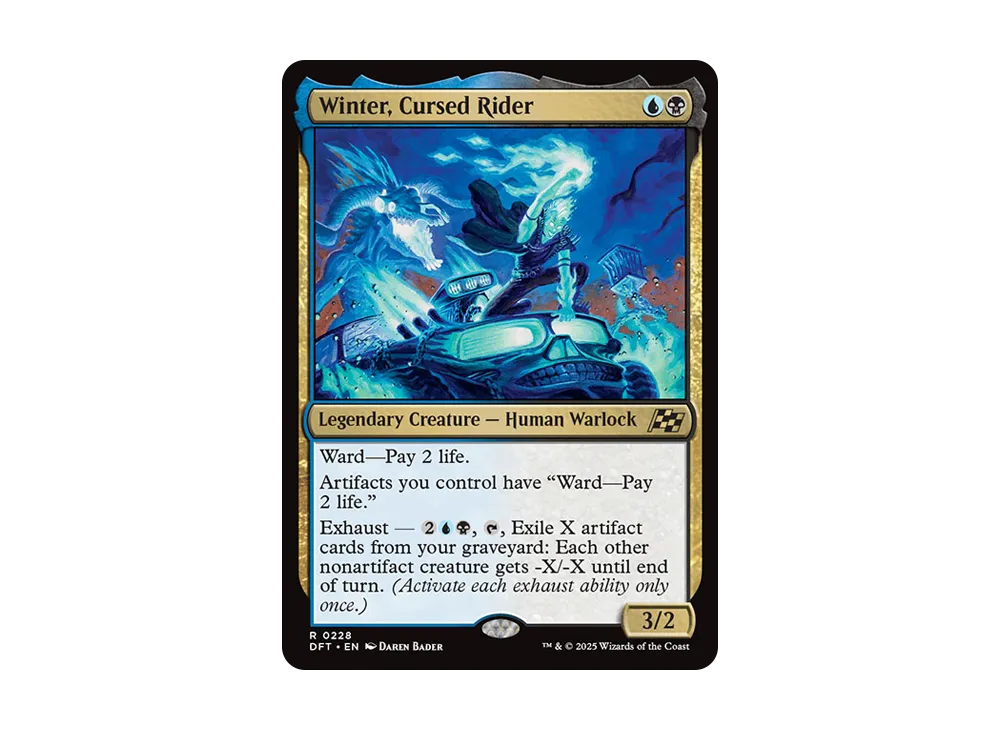 Winter Cursed Rider R :Foil [DFT 0228] [EN](Aetherdrift) | SNKRDUNK