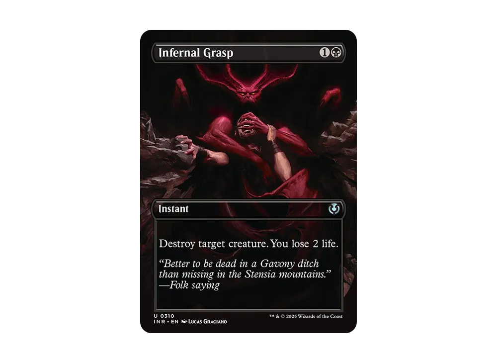 Infernal Grasp U :Foil [INR 0310] [EN](Innistrad Remastered) | SNKRDUNK