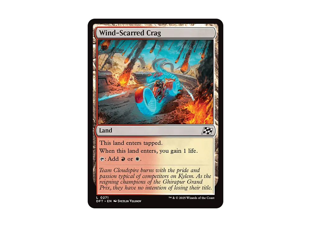 Wind-Scarred Crag L :Foil [DFT 0271] [EN](Aetherdrift) | SNKRDUNK
