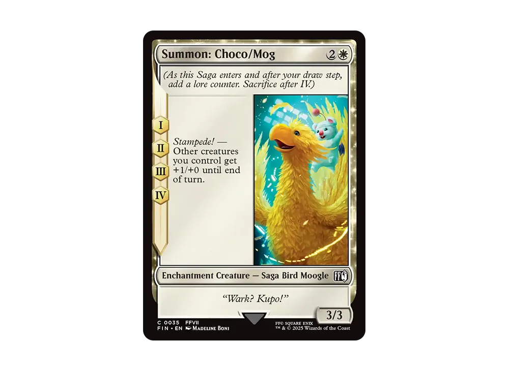 Summon: Choco/Mog C :Foil [FIN 0035] [EN](FINAL FANTASY) | SNKRDUNK