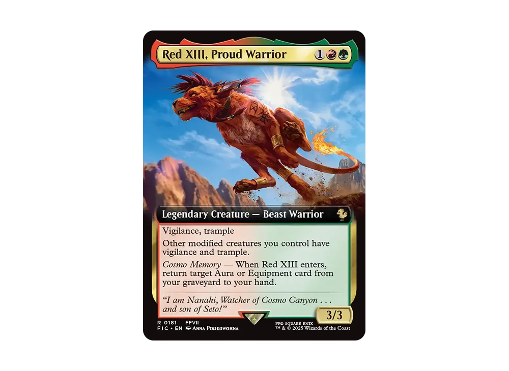 Red XIII Proud Warrior R :Foil [FIC 0181] [EN](FINAL FANTASY) | SNKRDUNK