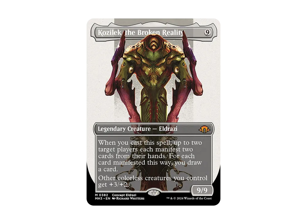 Kozilek the Broken Reality M :Foil :Borderless [MH3 0382] [EN](Modern ...