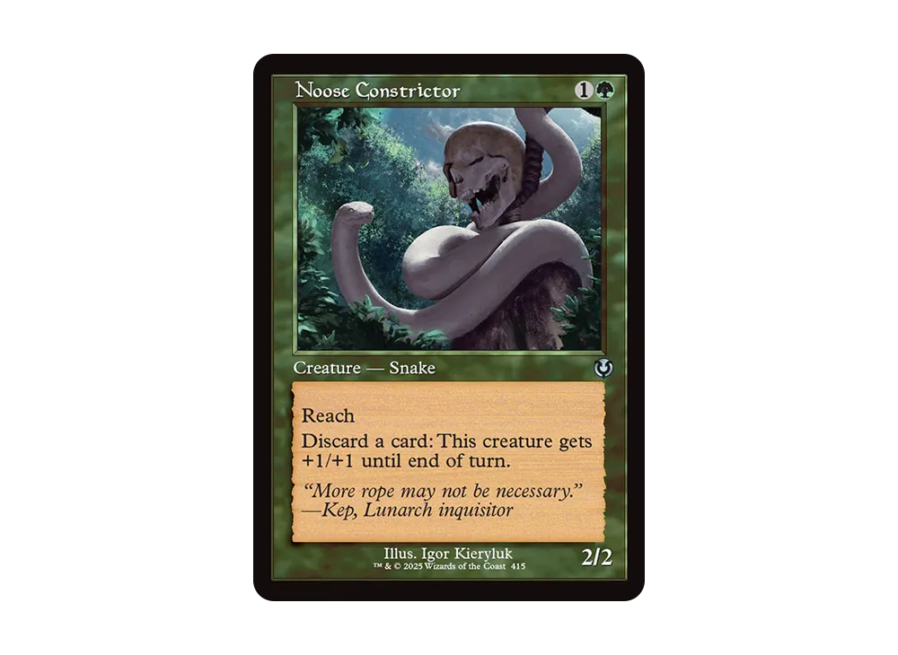 Noose Constrictor U :Foil :Retro Frame [INR 415] [EN](Innistrad ...