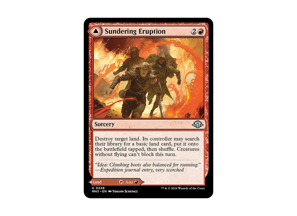 Sundering Eruption / Volcanic Fissure U :Foil [MH3 0248] [EN](Modern ...