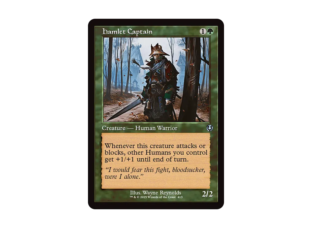 Hamlet Captain U :Foil :Retro Frame [INR 413] [EN](Innistrad Remastered ...