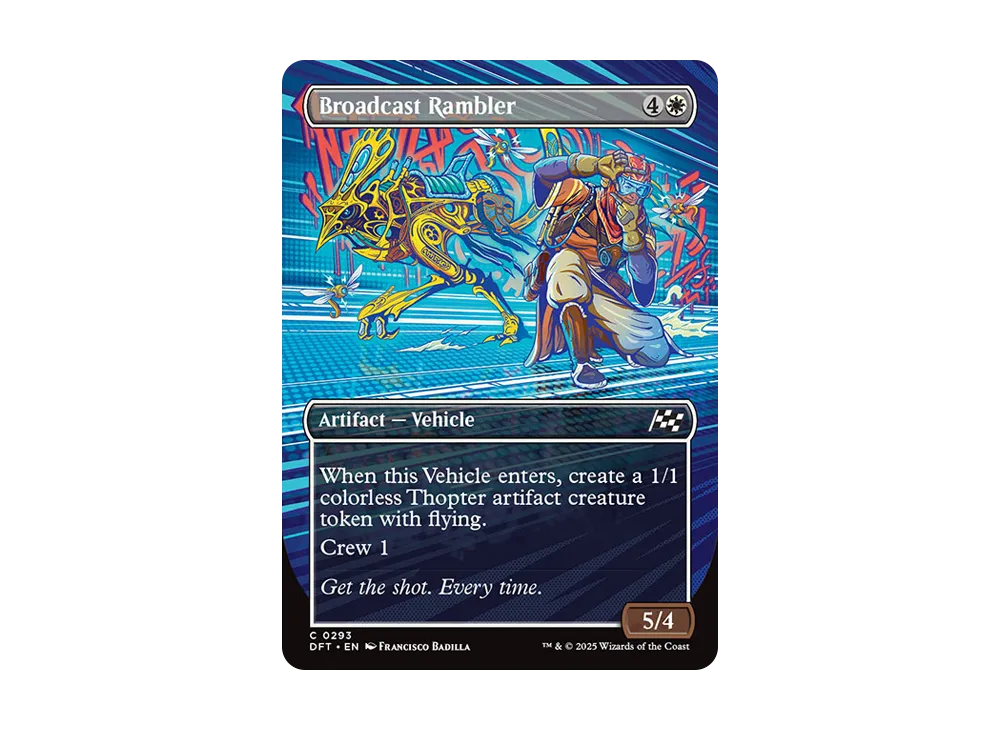 Broadcast Rambler C :Foil [DFT 0293] [EN](Aetherdrift) | SNKRDUNK