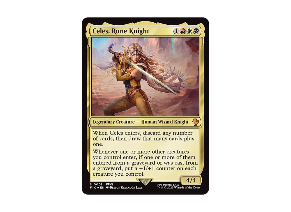 Celes Rune Knight M :Foil [FIC 0001] [EN](FINAL FANTASY) | SNKRDUNK