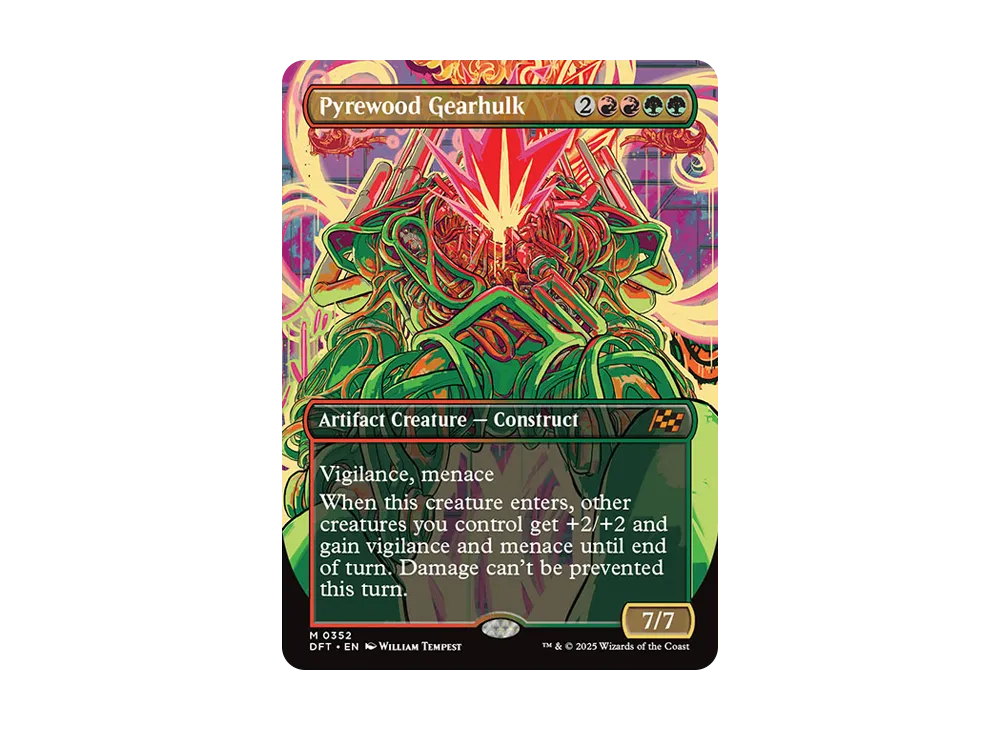 Pyrewood Gearhulk M :Foil [DFT 0352] [EN](Aetherdrift) | SNKRDUNK