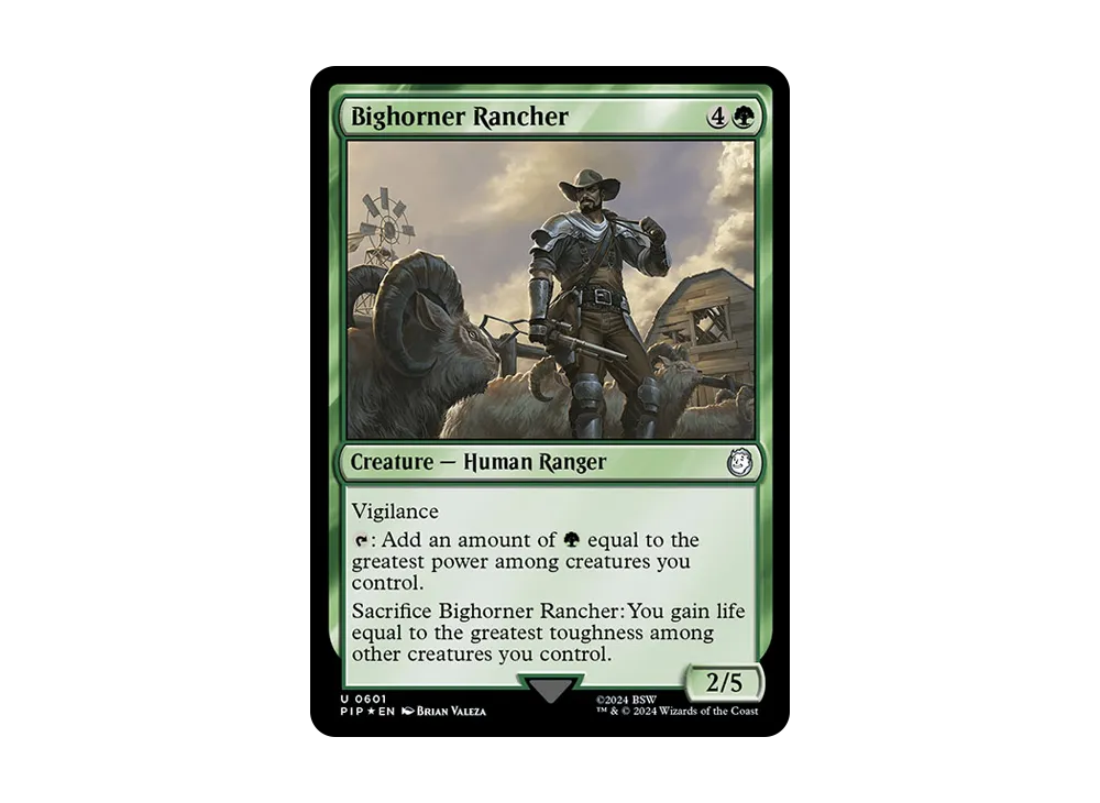 Bighorner Rancher U :Foil [PIP 0601] [EN](Fallout) | SNKRDUNK