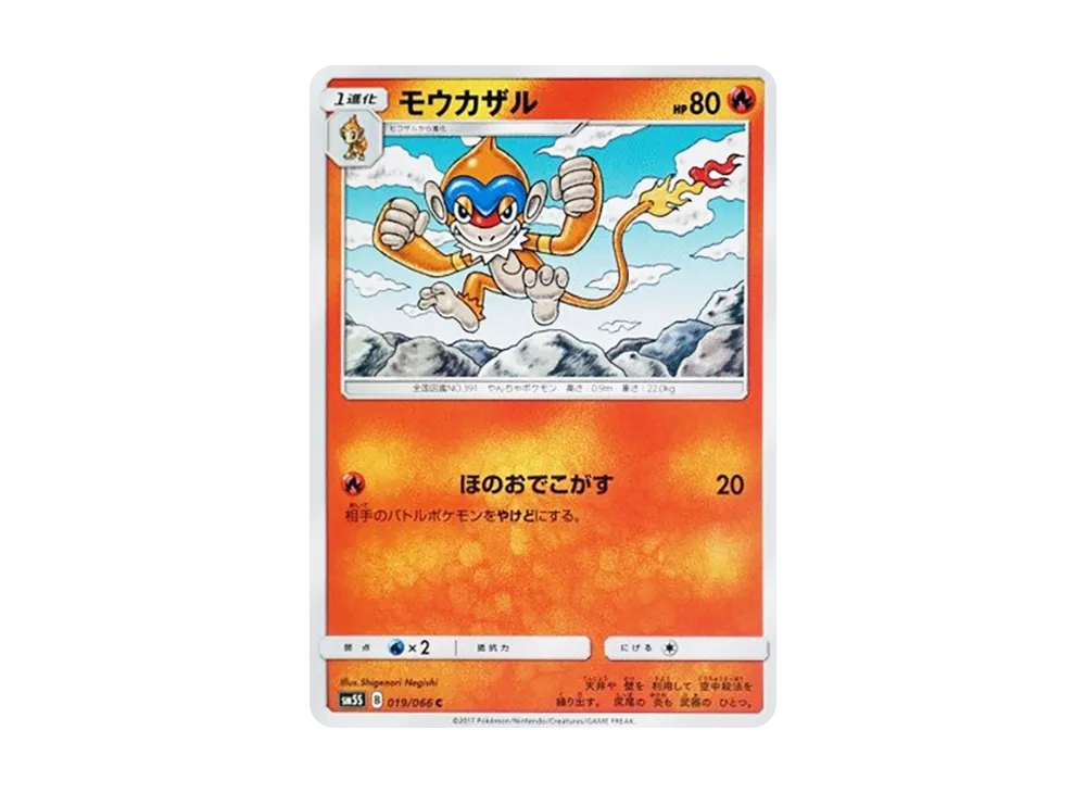 モウカザル C [SM5S 019/066](拡張パック「ウルトラサン」)の新品/中古フリマ(通販)｜スニダン