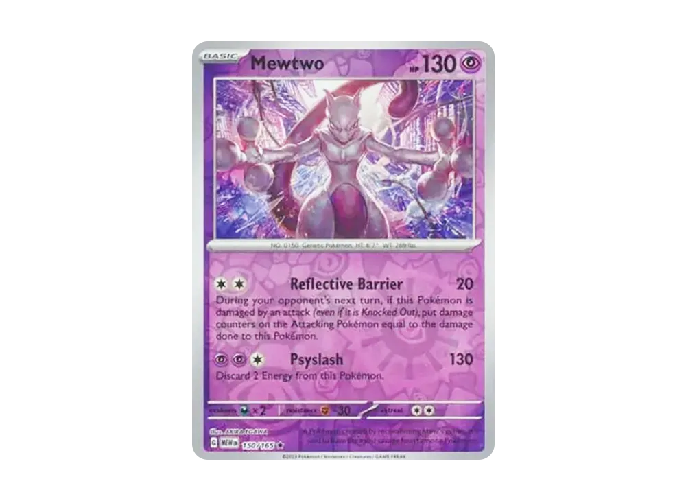 Mewtwo R :Reverse Holo [MEW EN 150/165](Scarlet & Violet "151") | SNKRDUNK