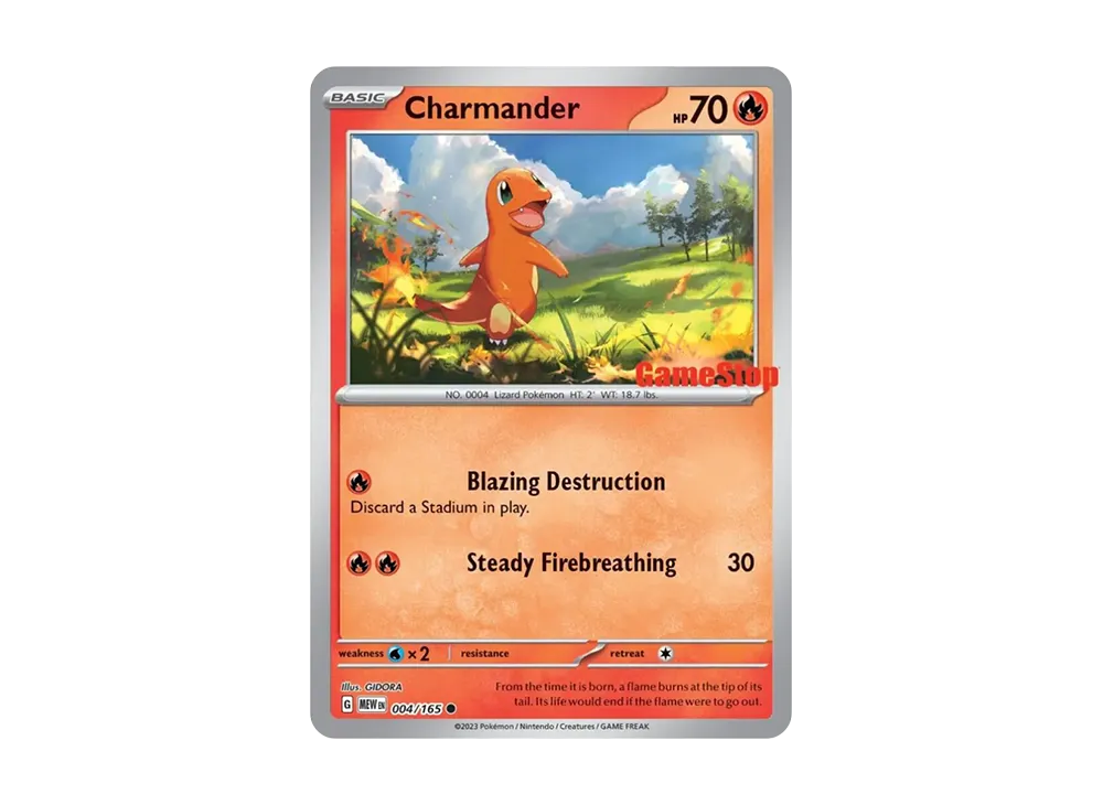 Charmander C :Holo [MEW EN 004/165](Promotional Card) | SNKRDUNK