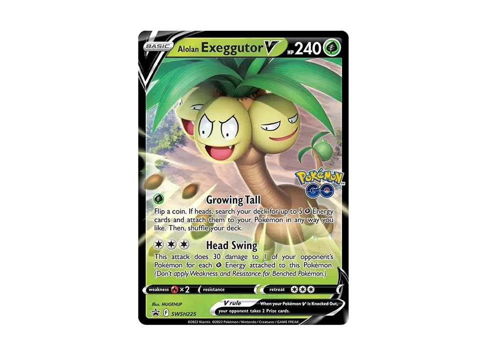 Alolan Exeggutor V P [SWSH225](Sword & Shield "Promotional Card ...
