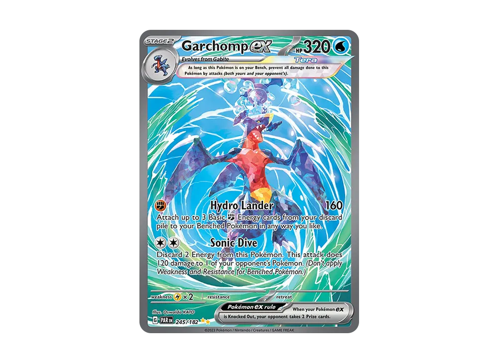 Garchomp ex SIR [PAR EN 245/182](Scarlet & Violet "Paradox Rift ...