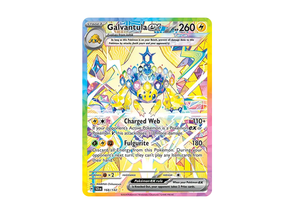 Galvantula ex SIR [SCR EN 168/142](Scarlet & Violet "Stellar Crown ...