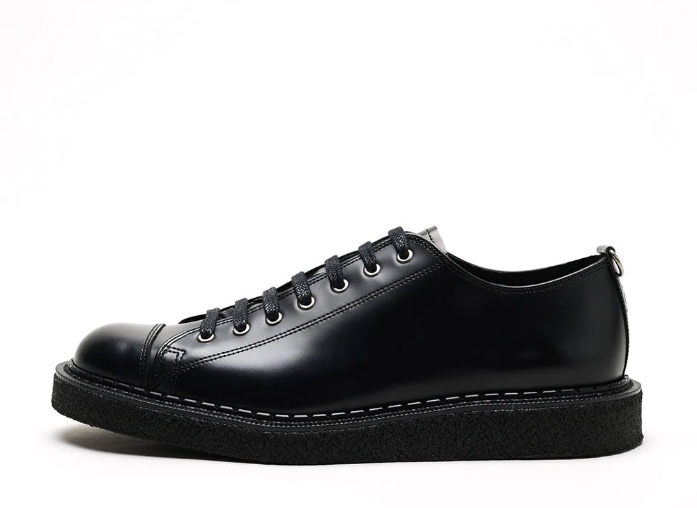 GEORGE COX Monkey Shoe Single Crepe Sole "Black" Modified Leather 02 ...