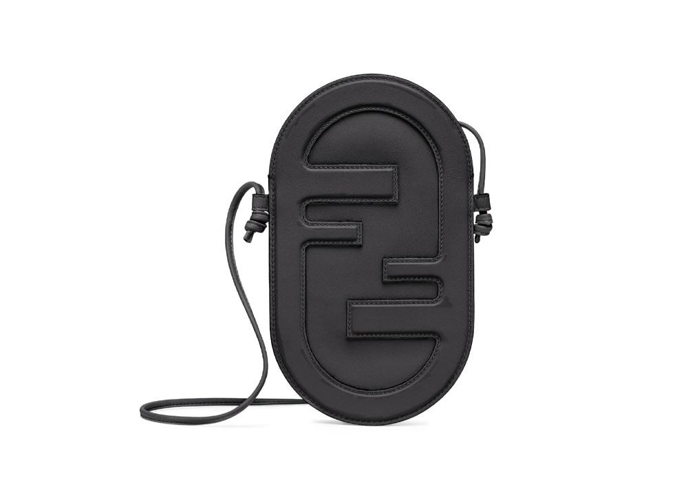 FENDI Mobile Phone Pouch Leather Pouch "Black" | SNKRDUNK