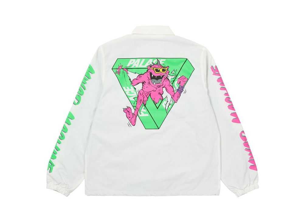 PALACE M-Zone Mutant Ripper Coach Jacket "White" | SNKRDUNK