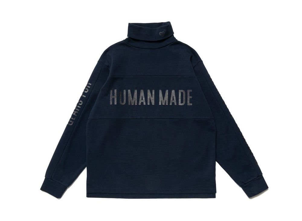 HUMAN MADE TURTLENECK LONG-T "Navy" | SNKRDUNK