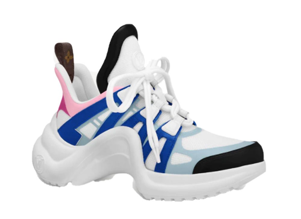 Louis Women's Vuitton Arclight Line Sneakers 1A65SQ "White Royal ...