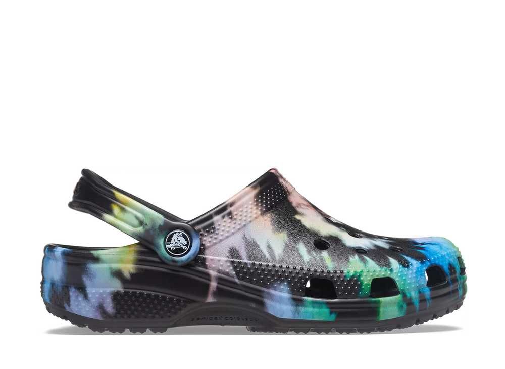 Crocs Classic Clog "Tie Dye/Black Multi-Color" 205453-0FN | SNKRDUNK
