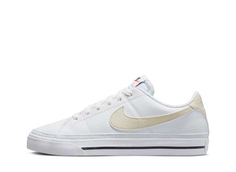 Nike Women's Court Legacy Next Nature "White/Team Orange/Black/Fossil ...