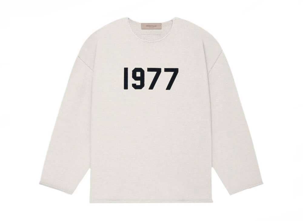 FEAR OF GOD ESSENTIALS 1977 RAW EDGE SWEATER "Wheat"を買うならスニーカーダンク