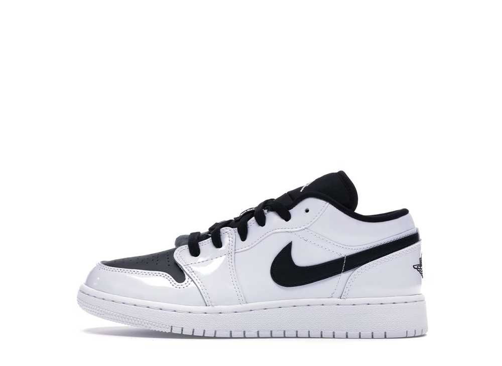 Nike GS Air Jordan 1 Low "White/Black" 553560-103 | SNKRDUNK