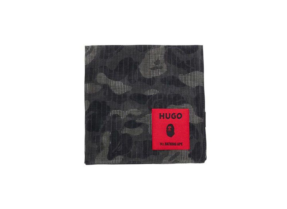 HUGO x Mr. BATHING APE POCKET SQUARE "Black" | SNKRDUNK