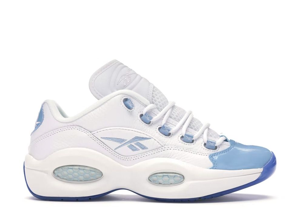 Reebok Question Low "Patent Toe Carolina Blue" FX5000 | SNKRDUNK