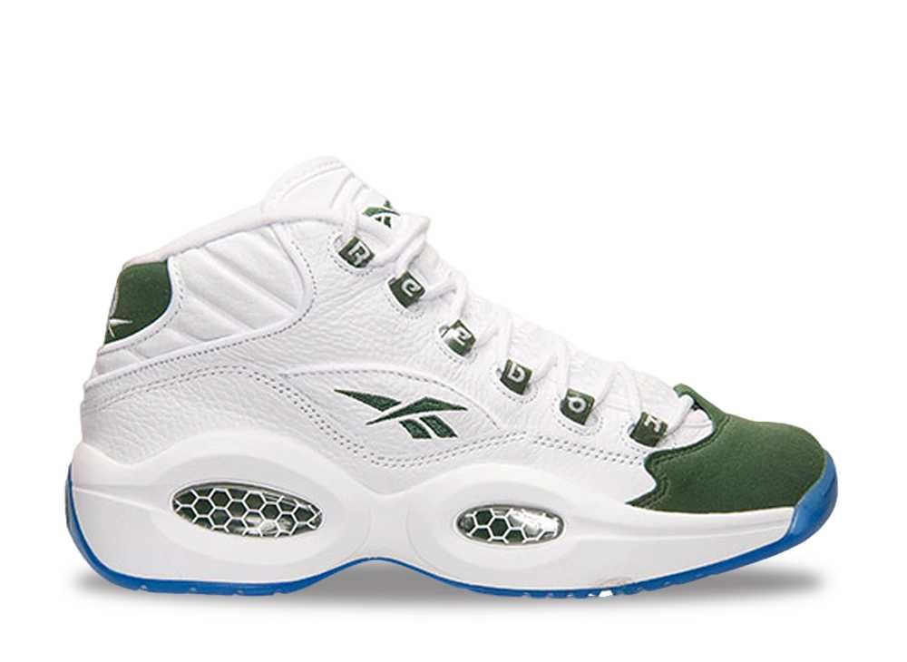 Reebok Question Mid Michigan State "White/Racing Green"の新品/中古フリマ(通販)｜スニダン