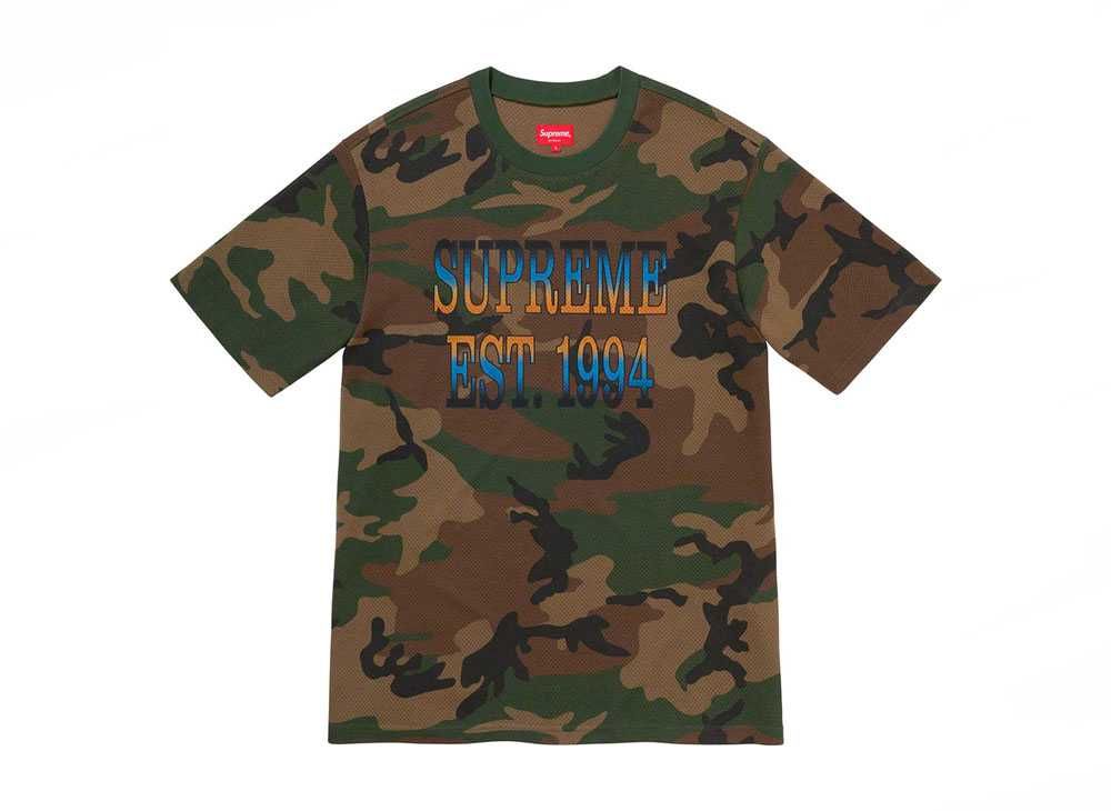 Supreme Cotton Mesh Gradient Logo S/S Top "Woodland Camo"の新品/中古フリマ(通販)｜スニダン