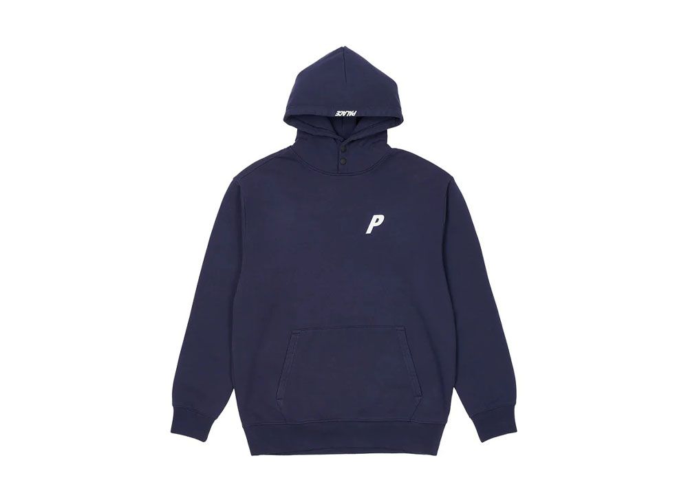 PALACE Double Popper P Hood "Navy" | SNKRDUNK