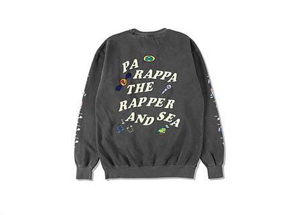 WIND AND SEA x PaRappa the Rapper (IGB-SWING) Crew Neck "Charcoal"の新品 ...