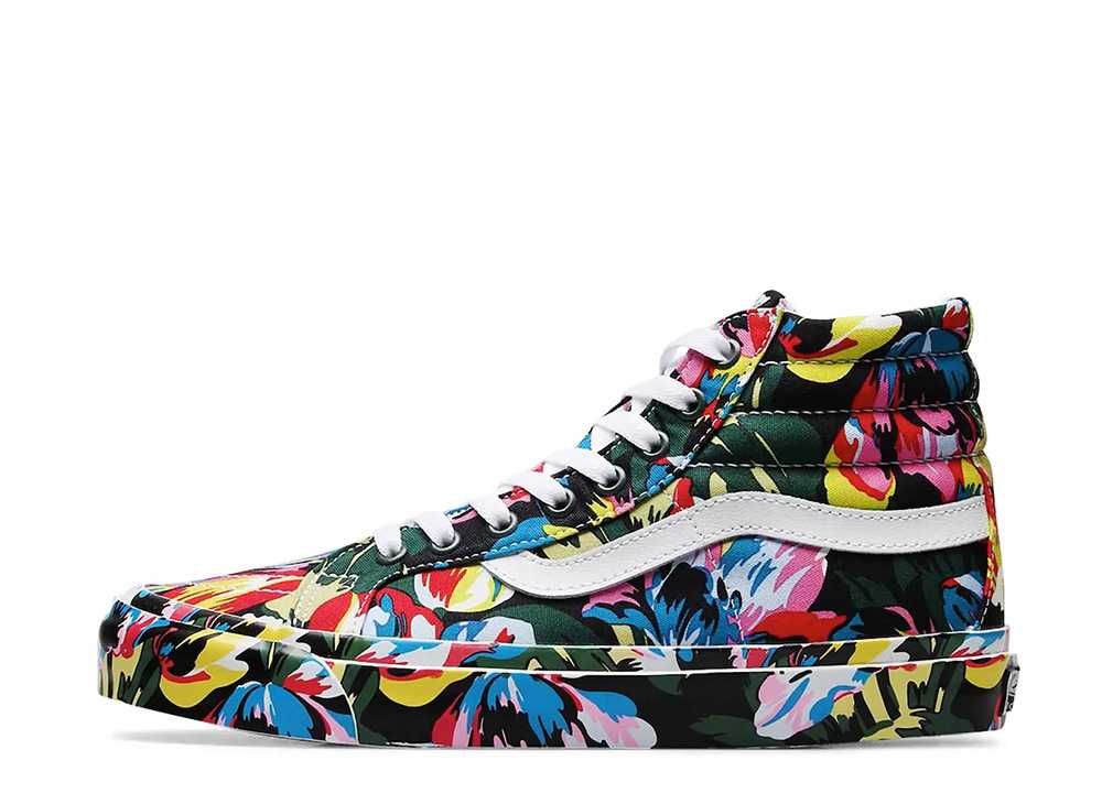 Kenzo × Vans Sk8-Hi "Floral Green" VN0A4BVB02H | SNKRDUNK