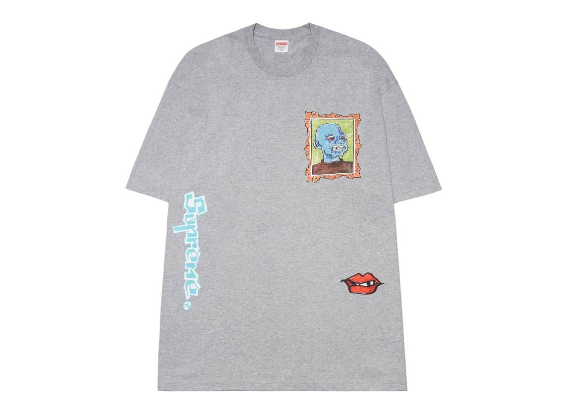 Supreme Gonz Portrait Tee "Heather Grey" | SNKRDUNK