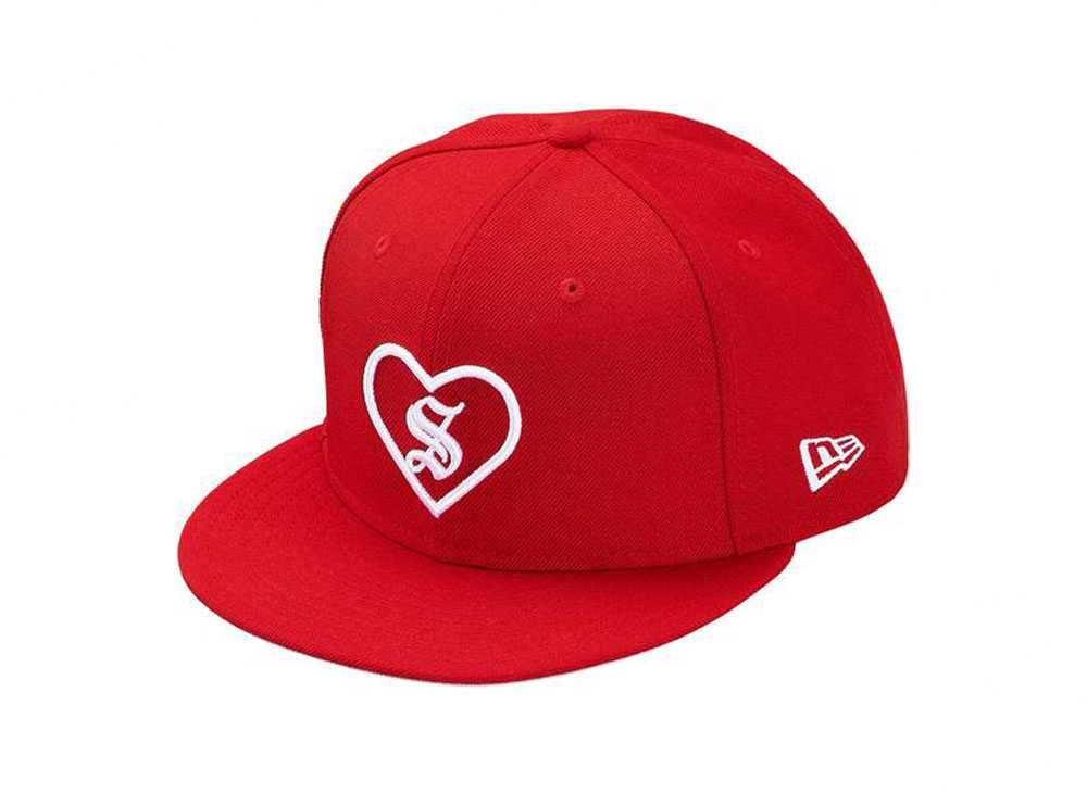 Supreme Heart New Era "Red" | SNKRDUNK